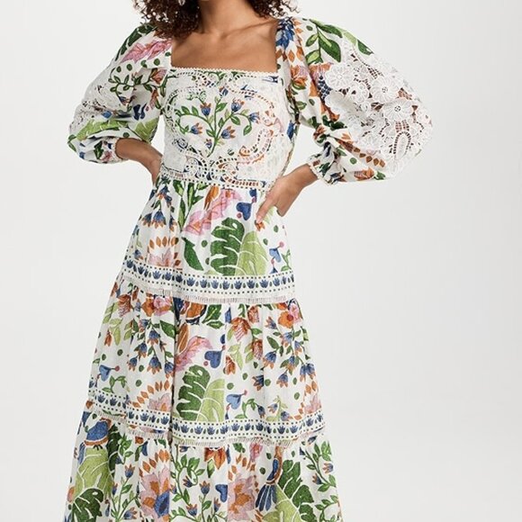FARM Rio | Dresses | Nwt Farm Rio Summer Garden Flower 0 Cotton ...